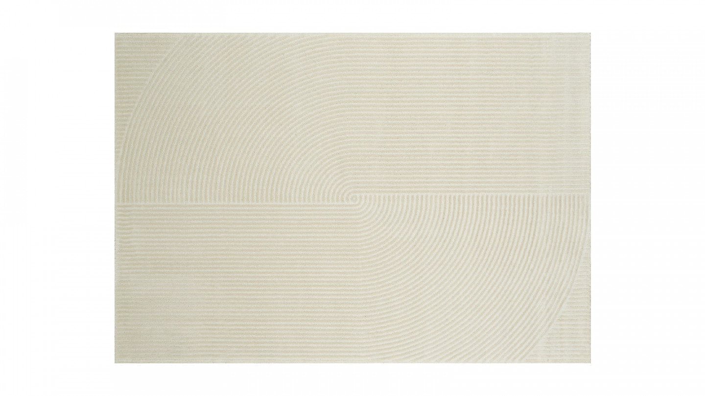 Tapis relief beige 160x230 - Elisa - Homifab